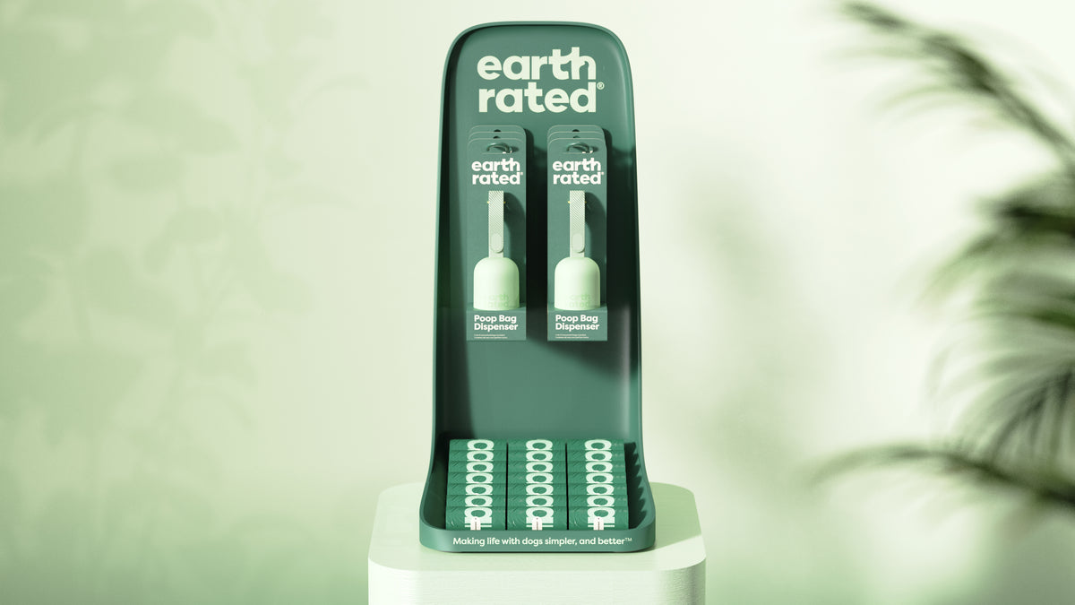 Earth Rated Countertop Display With 21 Unscented Refill Rolls & 6 Disp