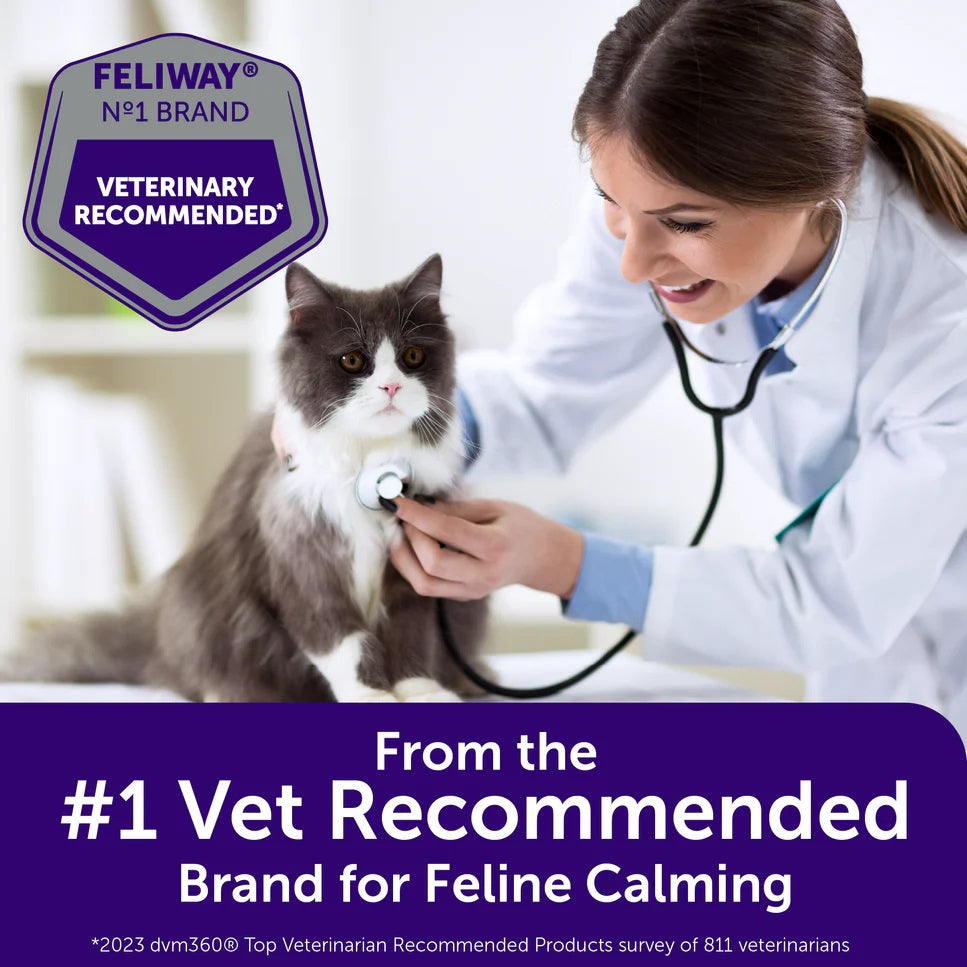 Feliway Optimum Cat Enhanced Calming Pheromone Diffuser 30 Day Starter